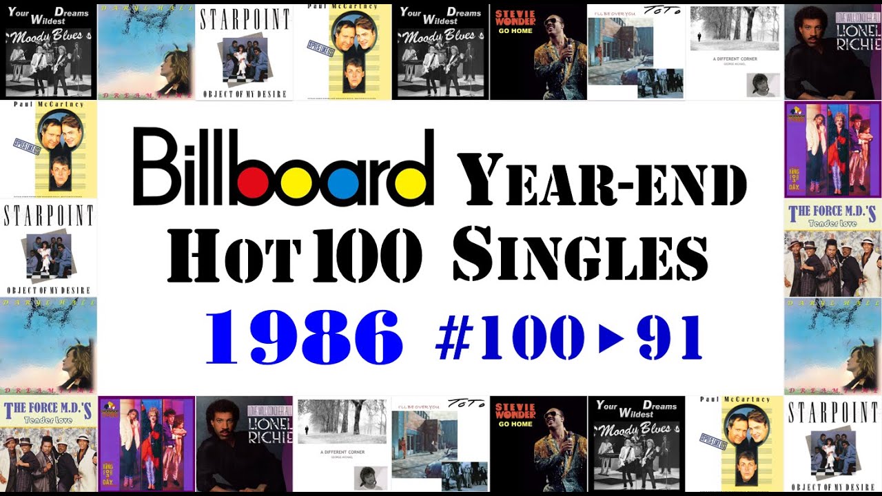 Billboard Year-End Hot 100 singles of 1986 / #100 to #91 - YouTube