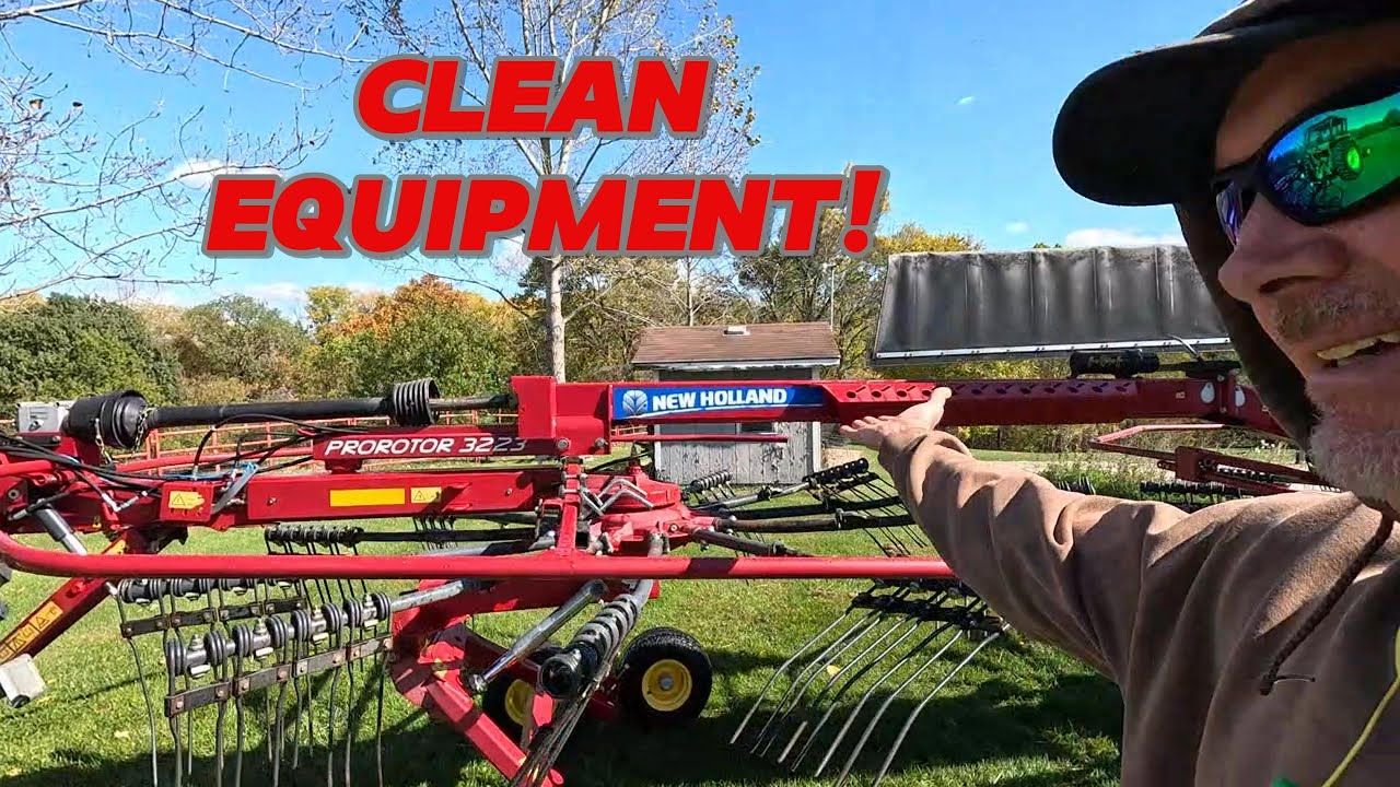 Cleaning Equipment and Update on the Skid Steer - YouTube