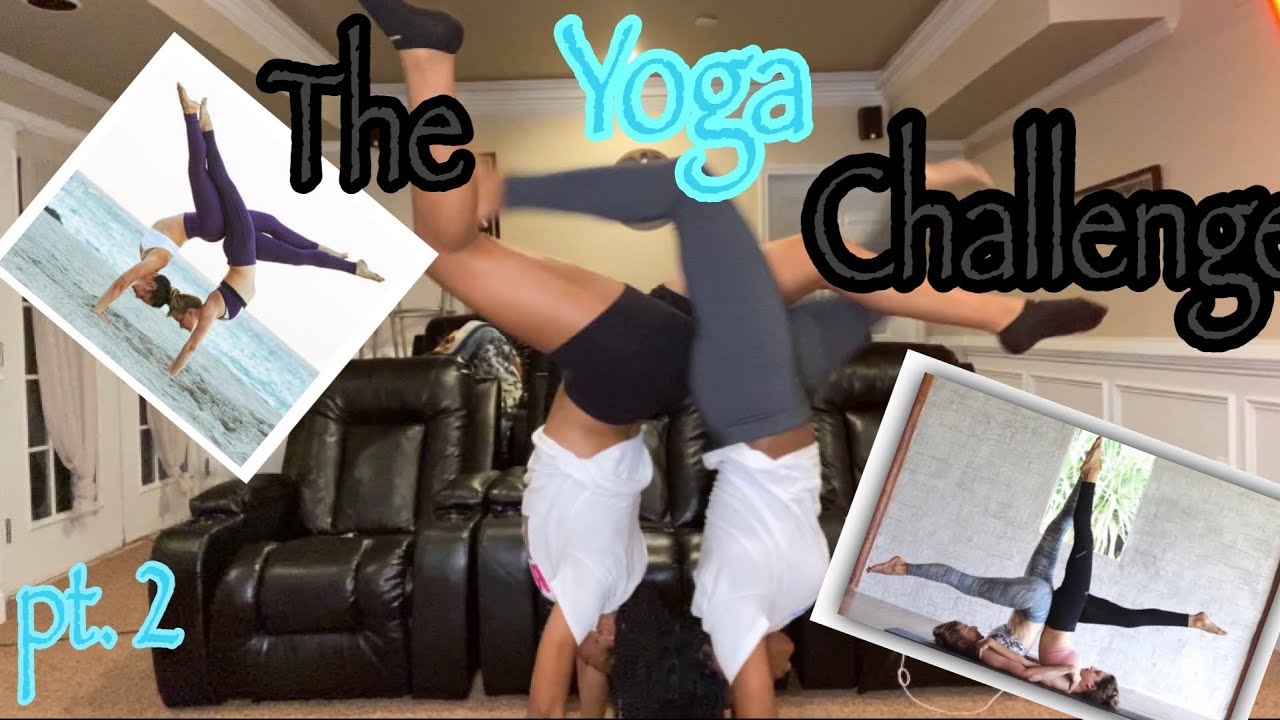 The Yoga Challenge pt. 2 | Jada&Payton - YouTube