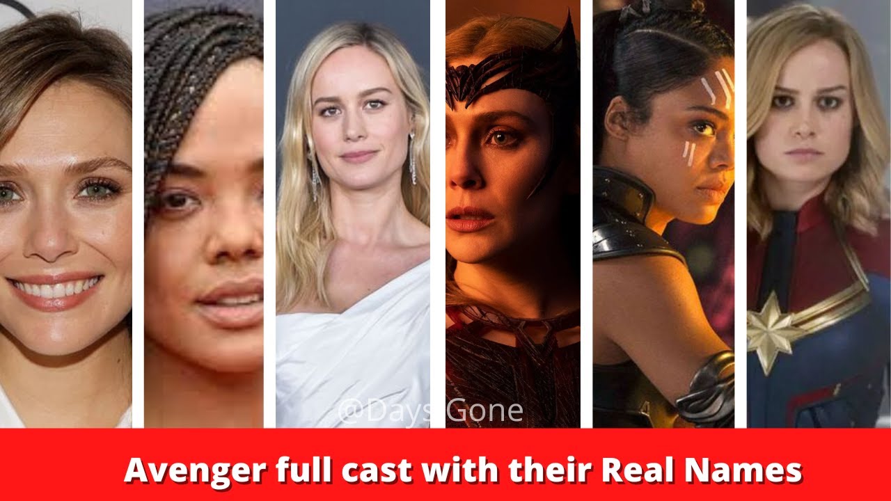 Avenger full cast with their Real Names | @Days Gone - YouTube