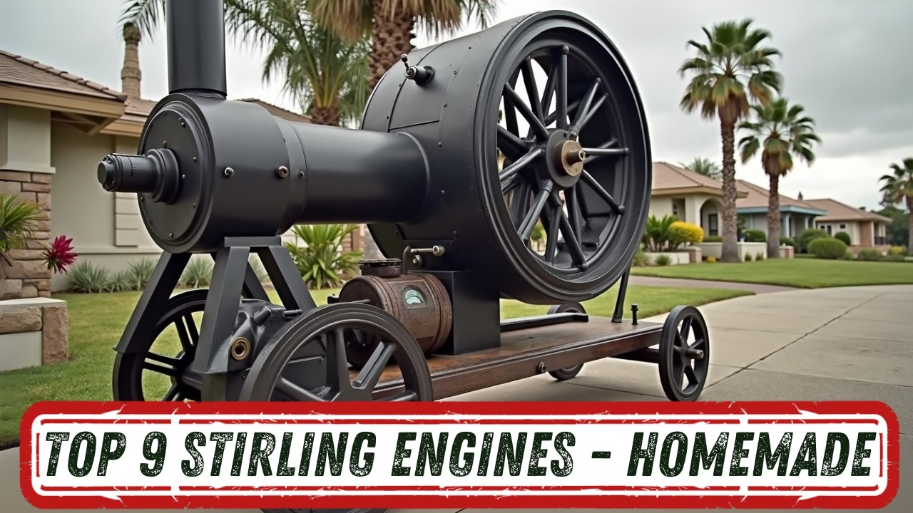 TOP 9 OLD STIRLING ENGINES MOSTLY HOME MADE - YouTube