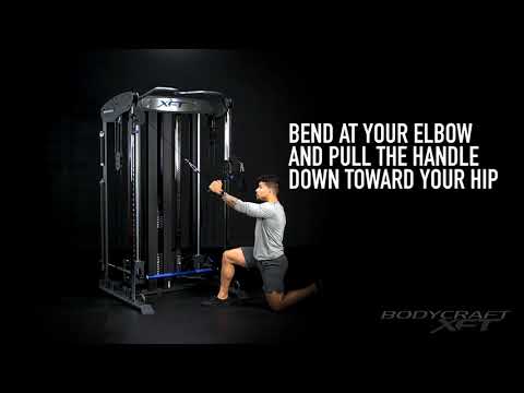 Functional Training Kneeling One Arm High Row - XFT Workout - YouTube