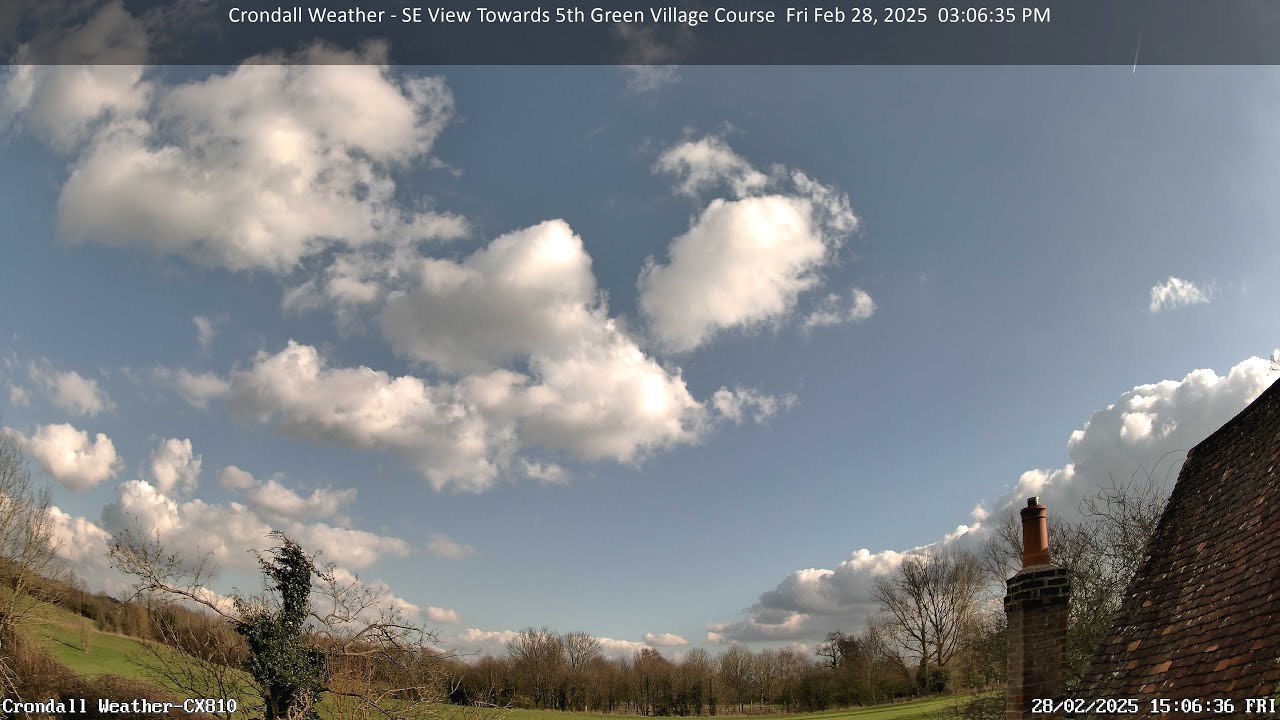 Crondall Weather Timelapse 28th February in 2.5 minutes - YouTube
