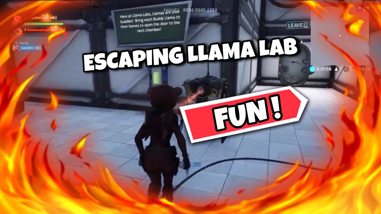 ESCAPING LLAMA LAB l Blizz - YouTube