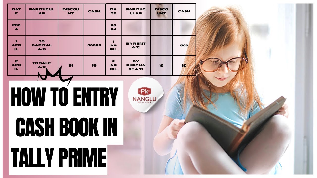 How to entry cash book in tally prime | Double Cash Book - YouTube