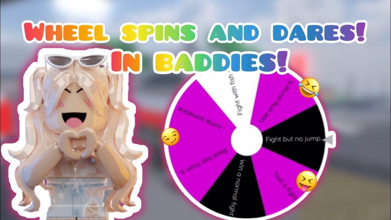Wheel dares me in Roblox baddies credits to #aria - YouTube