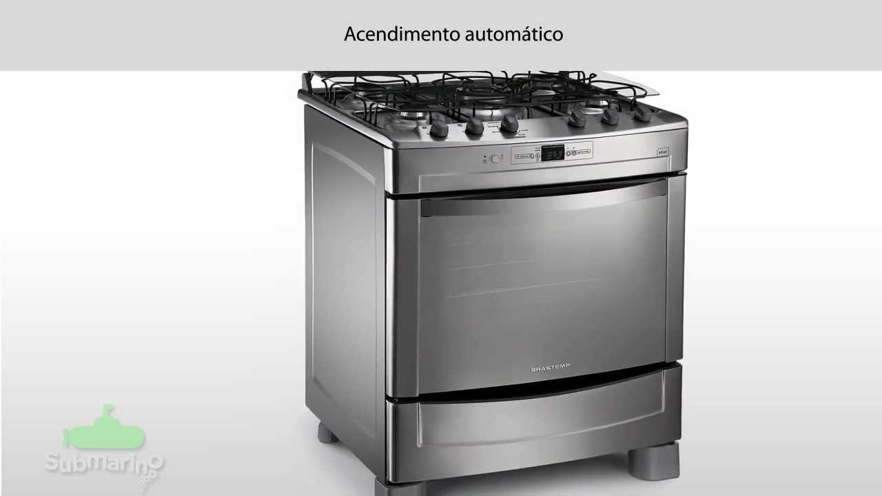 Fogão de Piso Brastemp Ative BF776 - Submarino.com.br - YouTube