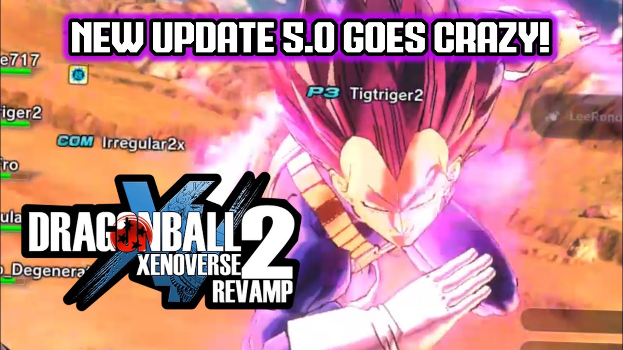 XV2 Revamp 5.0 go CRAZY! 🔥 [XENOVERSE 2 MODS] : LIVE @RevampTeamXV2 ...