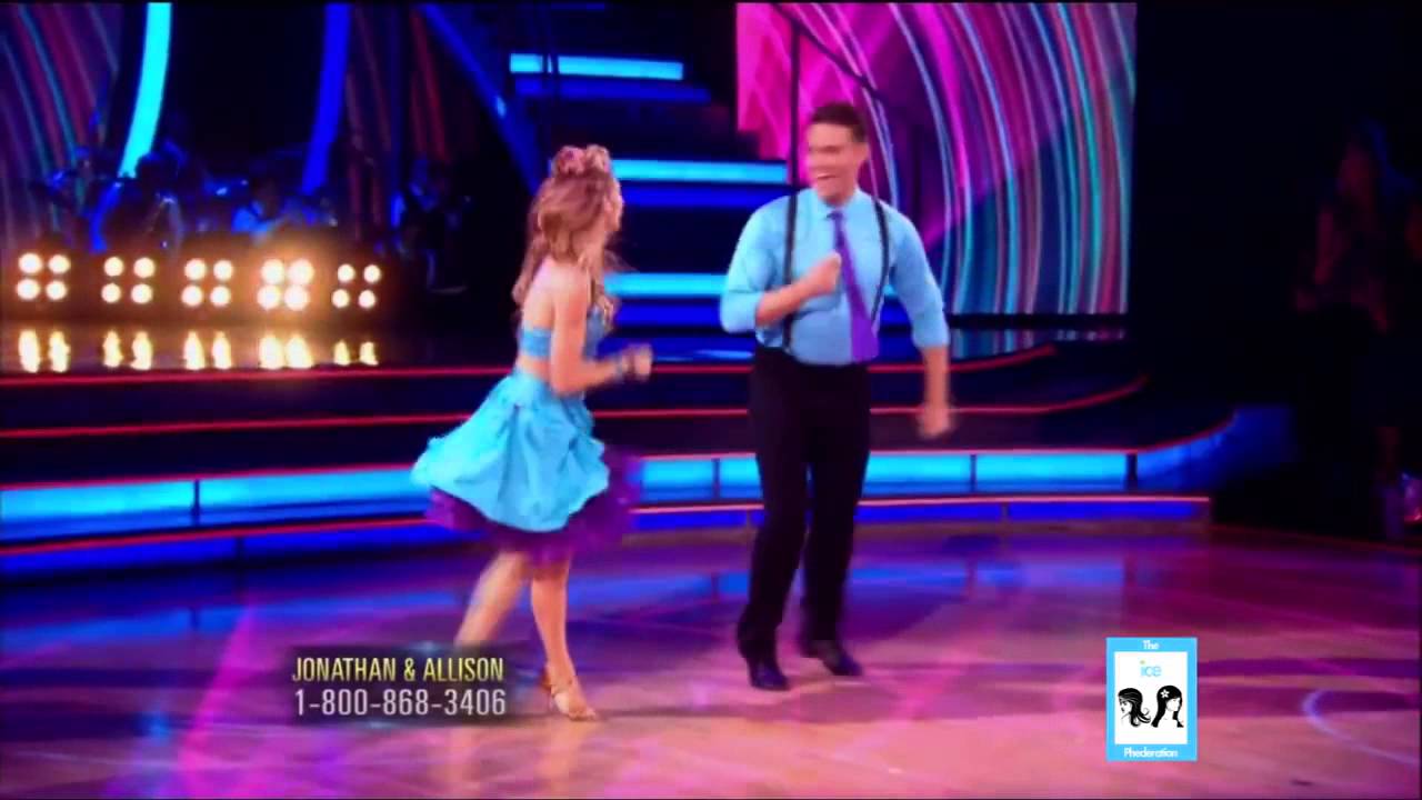 Dancing with the Stars 19 - Jonathan Bennett & Allison | LIVE 9-15-14 ...