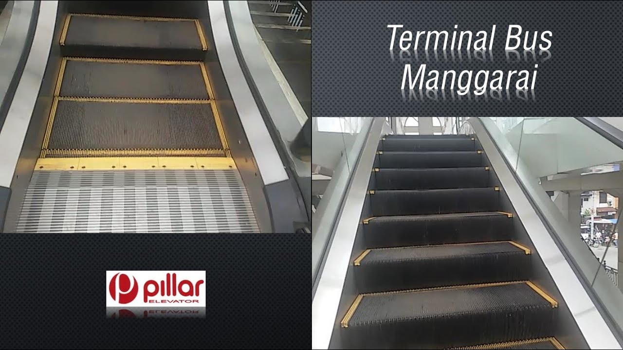 Pillar Escalator - Terminal Bus Manggarai, Jakarta (Middle) - YouTube