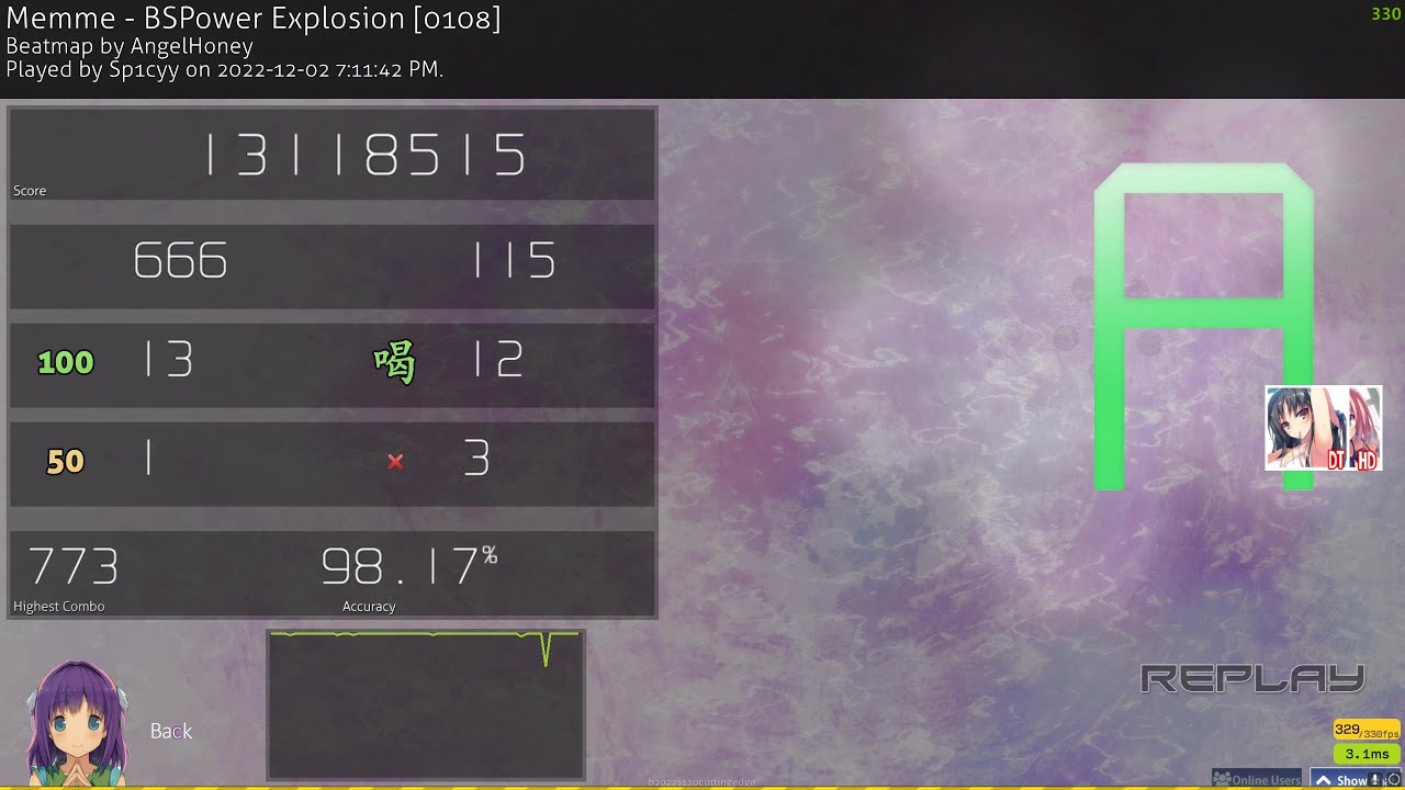 osu! | WOOTING BUFF?! (8.68⭐ BSPower Explosion) - YouTube