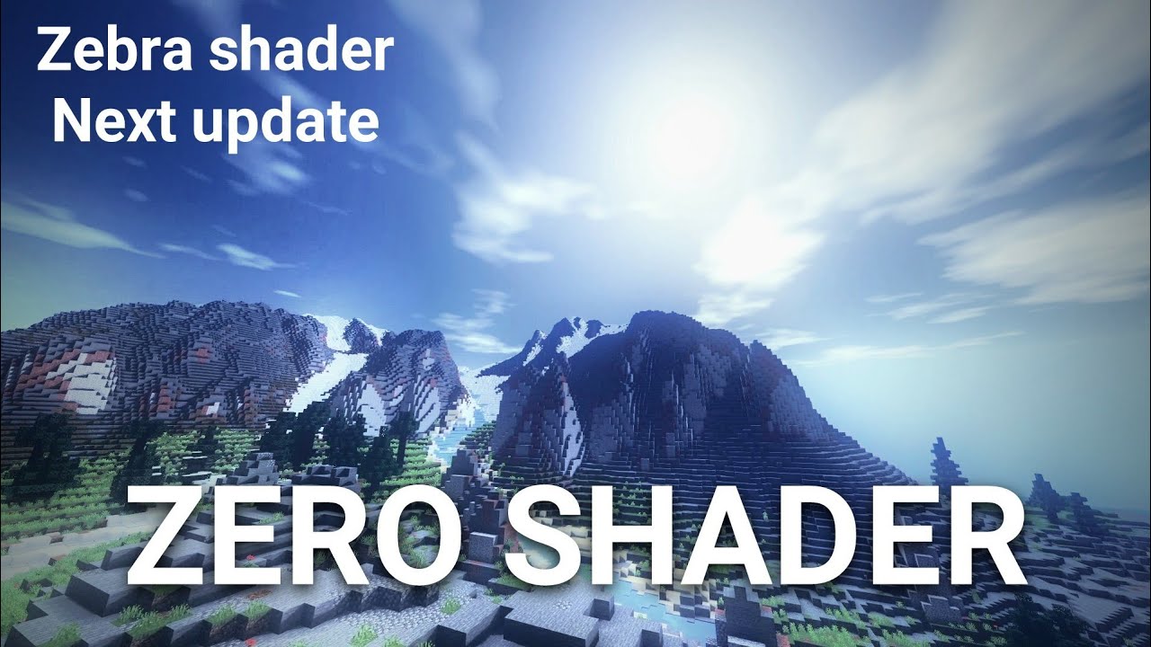 ZERO shader v1 | CINEMATIC SHOWCASE | Low-Mid shader | for MINECRAFT PE ...