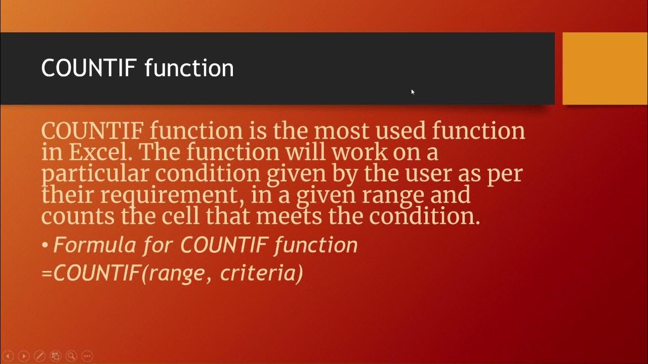 COUNT FUNCTIONS EXPLAINATION | THEORY & PRACTICAL| DETAILED ...