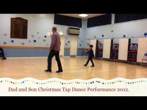Dad and Son Tap Dance Christmas 2012 - YouTube