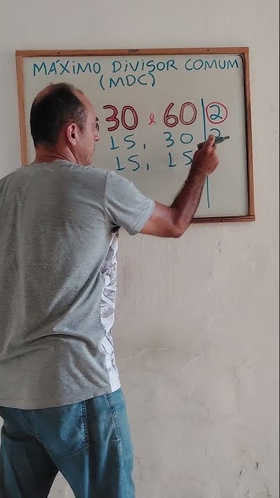 MÁXIMO DIVISOR COMUM ( MDC ) - YouTube