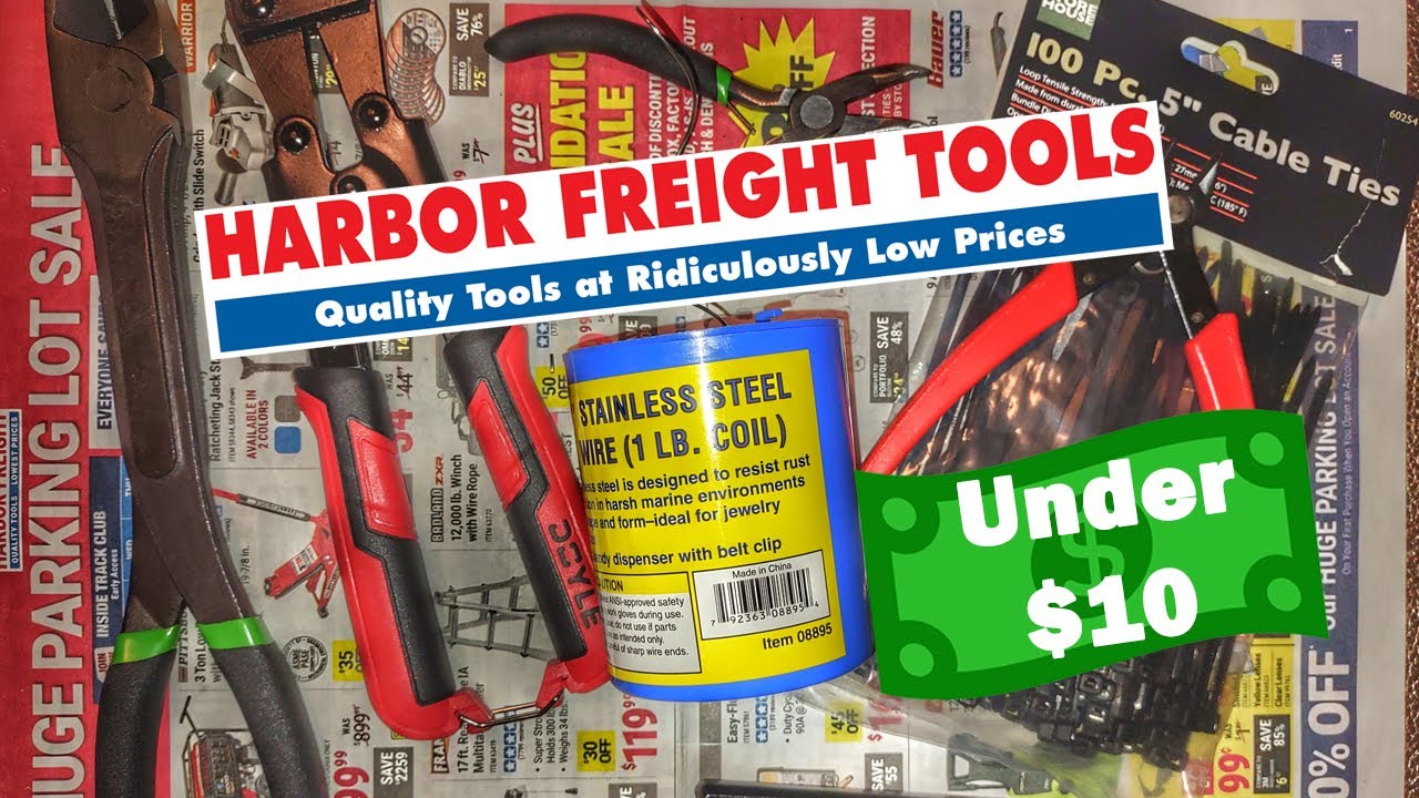 7 MUST OWN items from Harbor Freight (Under $10) - YouTube