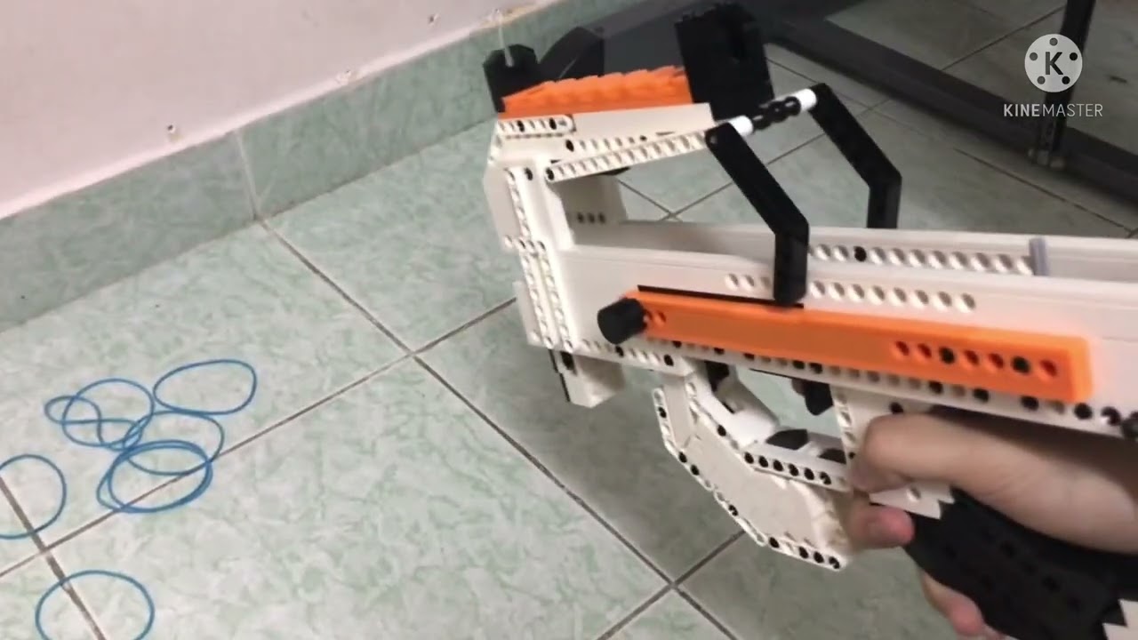 Lego gun p90 asiimov - YouTube