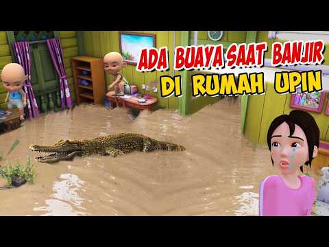 ada Buaya saat Banjir Masuk ke Rumah Upin ipin !! Kak Ros Kaget GTA Lucu