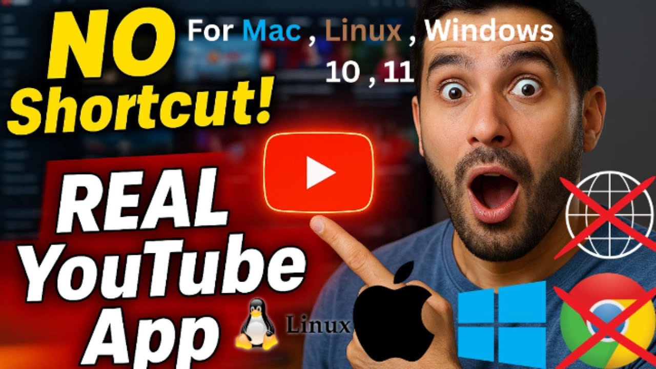 How to install YouTube in PC/Laptop (No Shortcut) – Windows 10/11, Mac, Linux | 100% Working ...