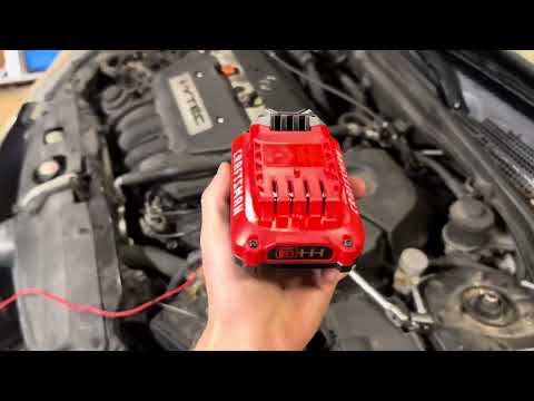 Jump-Starting A Car Using Power Tools/Snap-on/Craftsman