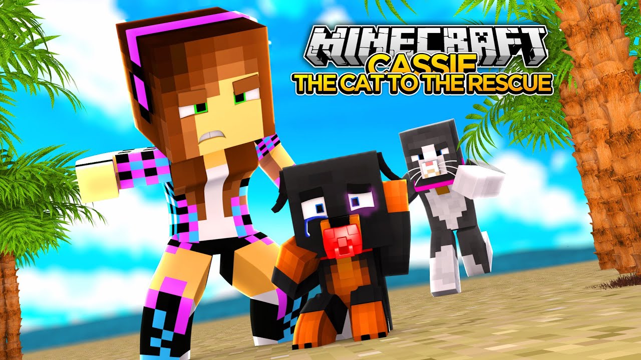 Minecraft - CASSIE SAVES MAX - Little Baby Max - YouTube