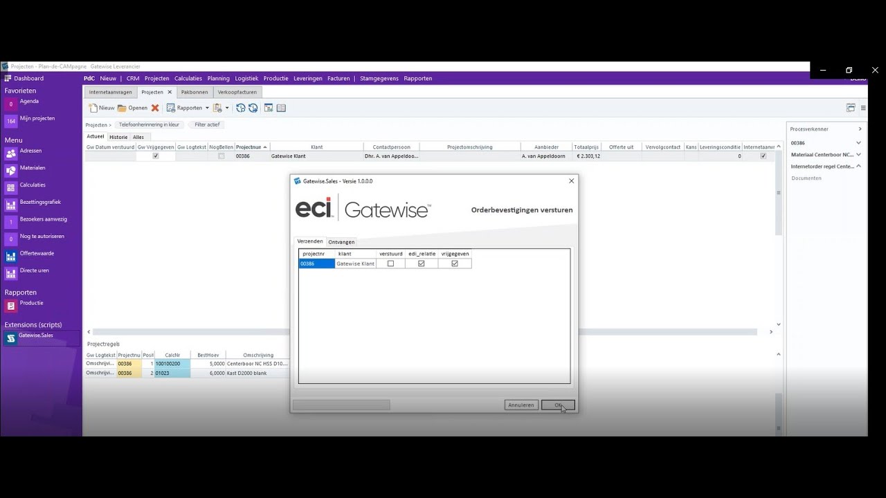Demo Gatewise en Plan-de-CAMpagne (ERP) - 7 oktober 2020 - YouTube