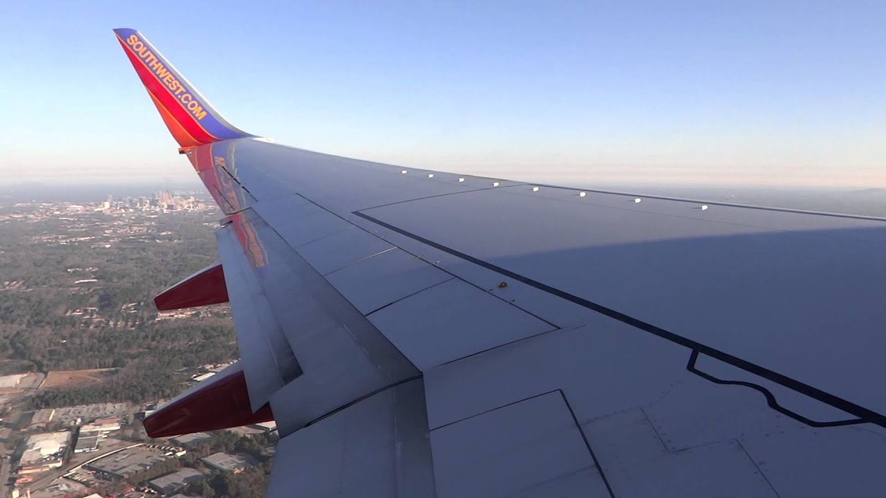 Southwest Airlines, 737-700, takeoff from Atlanta (HD) - YouTube