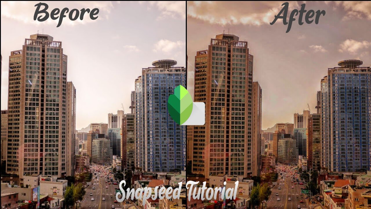 Giving a sunset look | Snapseed Tutorial | Snapseed Photo-editing - YouTube