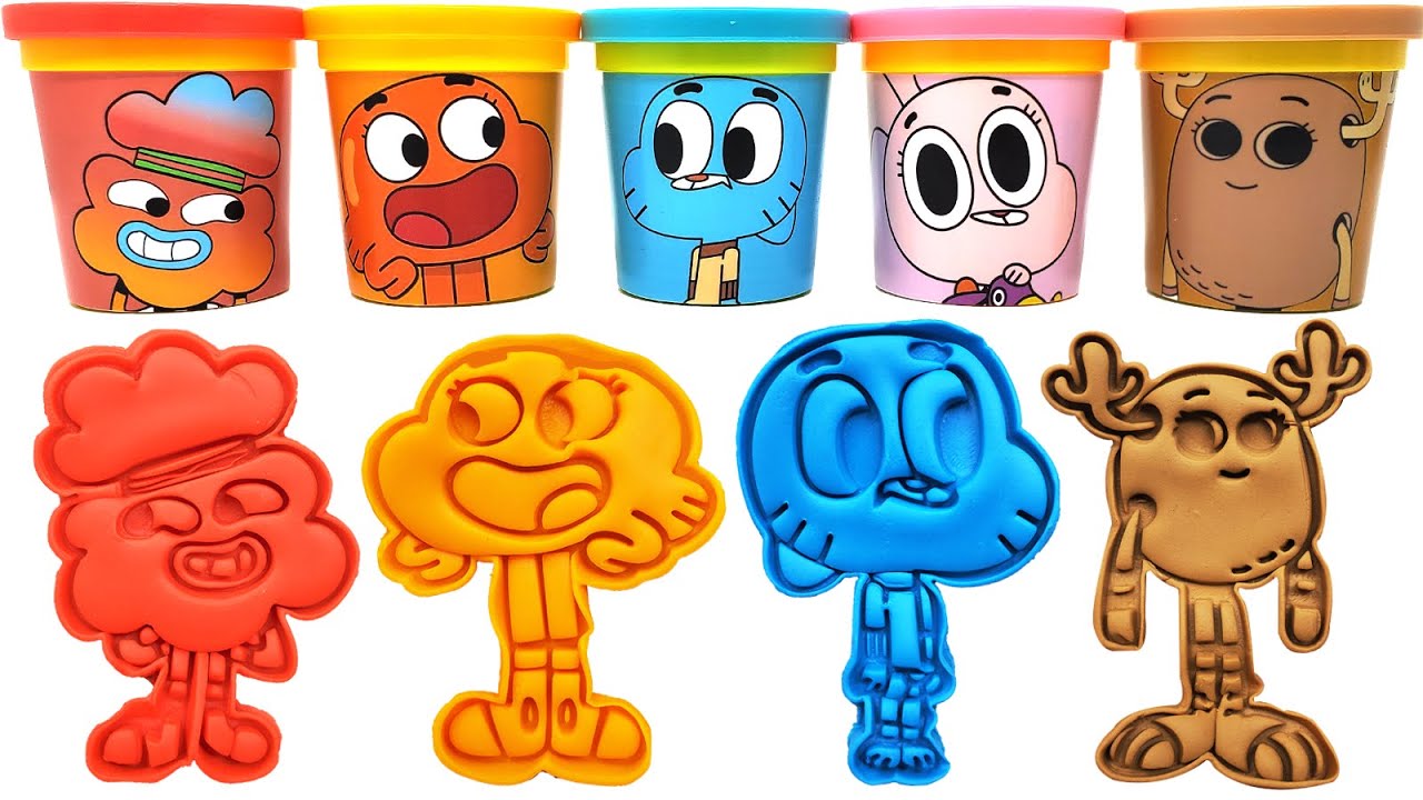 Play-Doh Molds & McDonald's Toys The Amazing Life of Gumball Anais ...