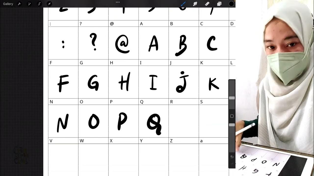 Bikin Font dengan Calligraphr dan FontSelf - YouTube