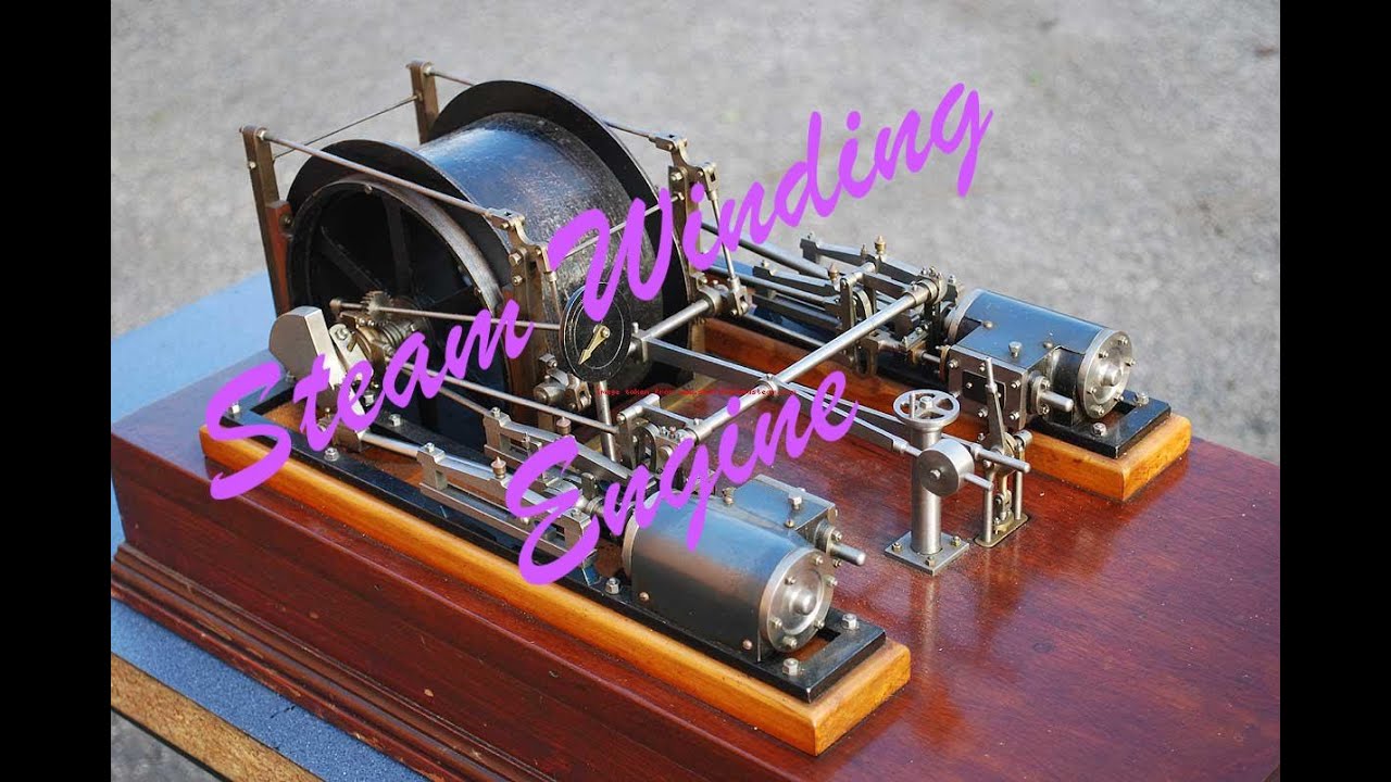 Details of Steam Winding Engine of underground mine with visual - YouTube