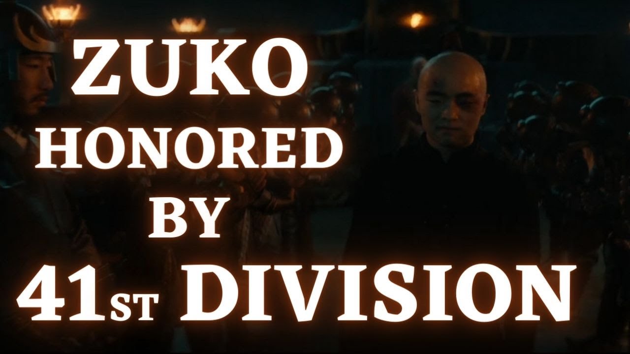 Zuko gets honored by 41st Division - YouTube
