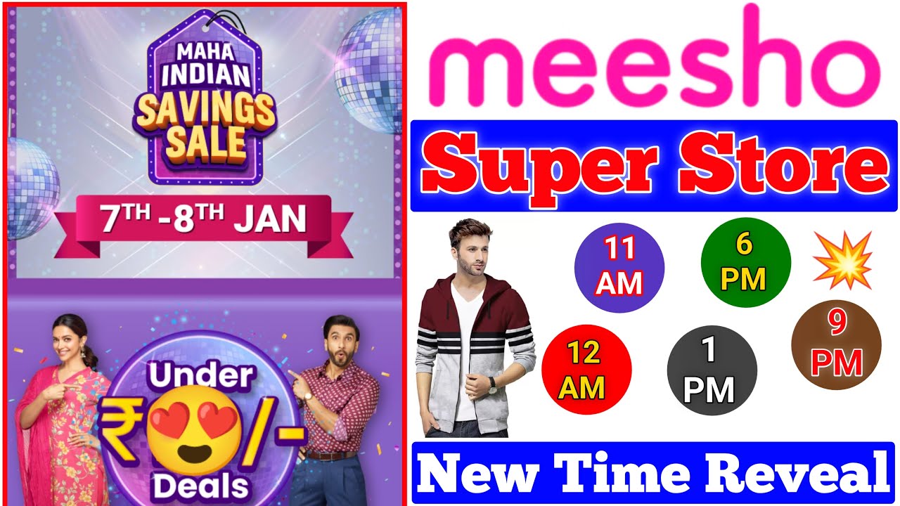 Meesho Maha Indian Savings Sale | Meesho New Offers Today | Meesho New ...