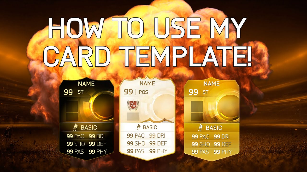 How To Use My Card Template! - YouTube