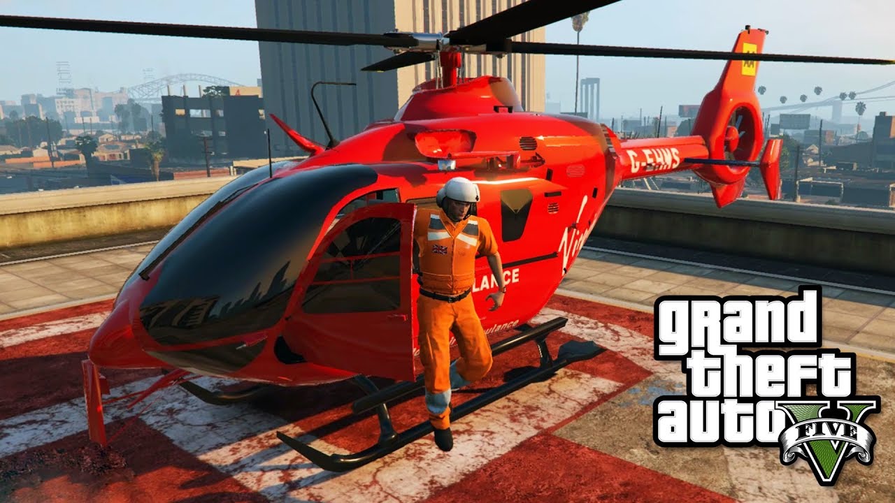 Gta 5 Ambulance Helicopter