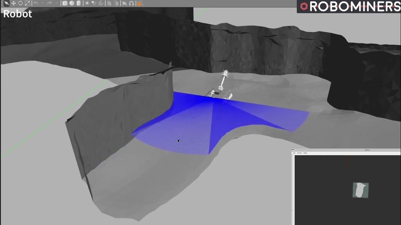 Mine mapping using 2D LiDAR and ROS2 Foxy slam-toolbox - YouTube
