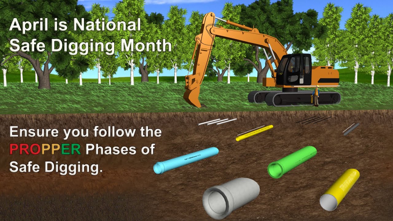 Safe Digging Month 2021 - YouTube
