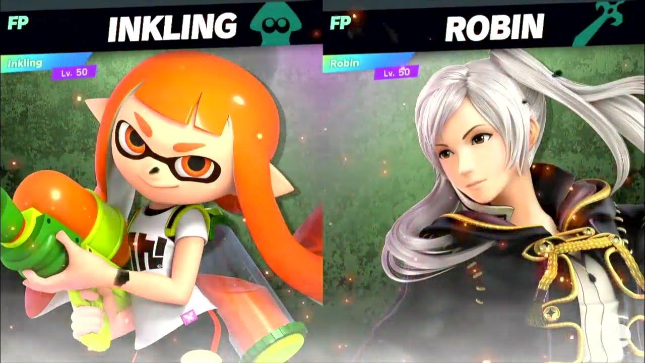 Super Smash Bros Ultimate Amiibo Fights – 6pm Poll Inkling vs Robin - YouTube