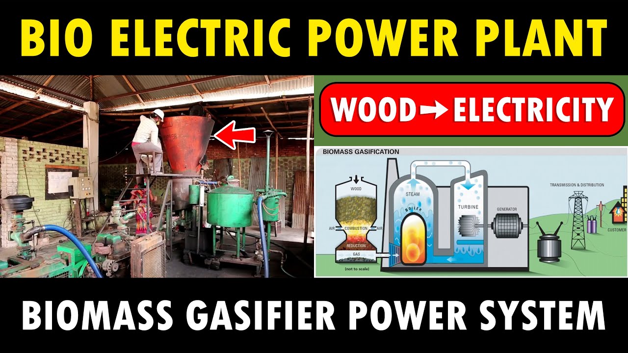 Bio Electric Power Plant - Biomass Gasifier Power System - YouTube