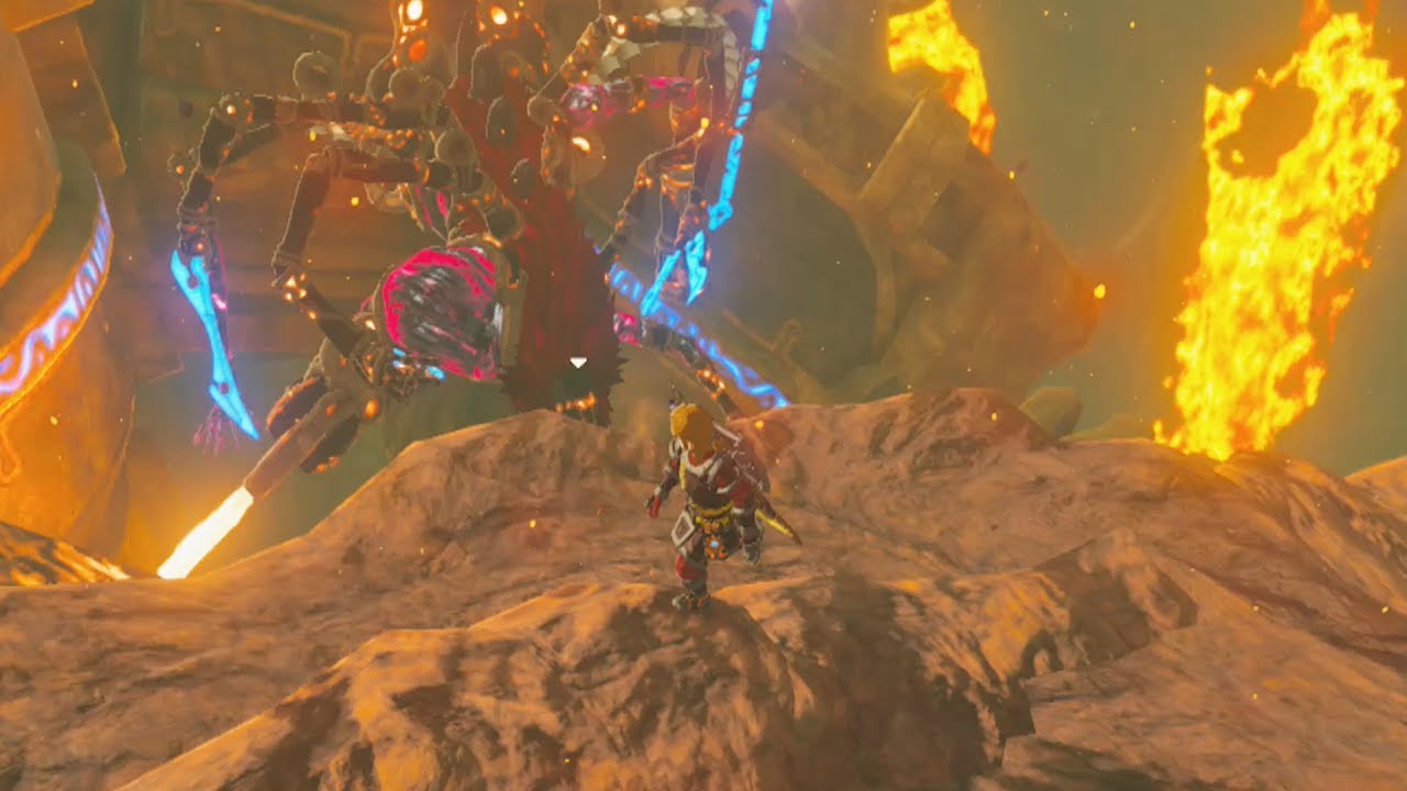 Calamity Ganon On Top of Death Mountain! - Zelda Breath of the Wild ...