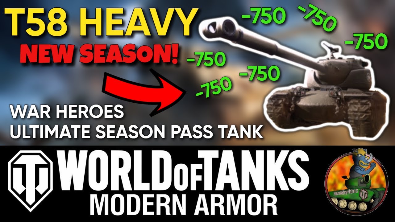 T58 HEAVY II Ultimate Season Pass Tank II Tank Review & Gameplay! II ...