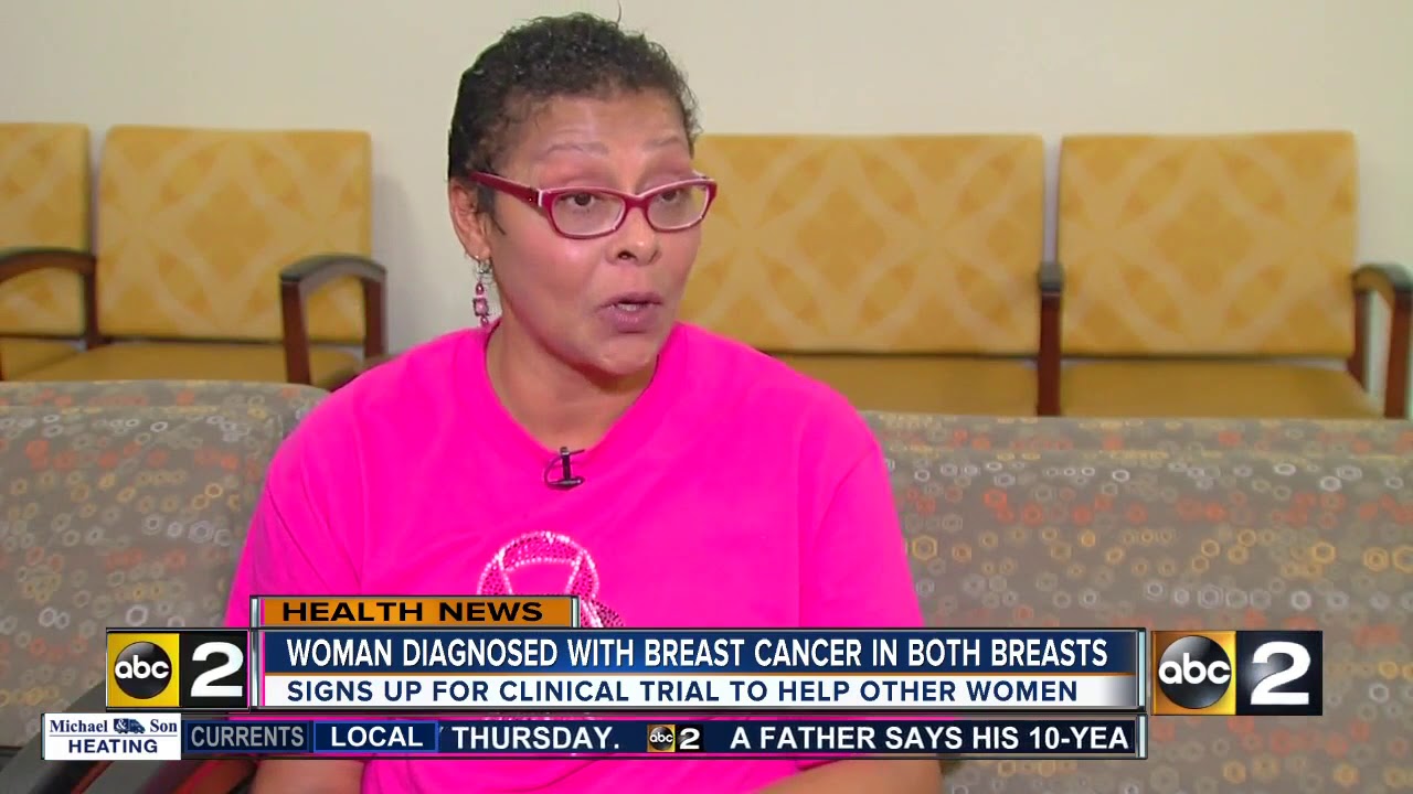 Woman diagnosed with breast cancer in both breasts - YouTube