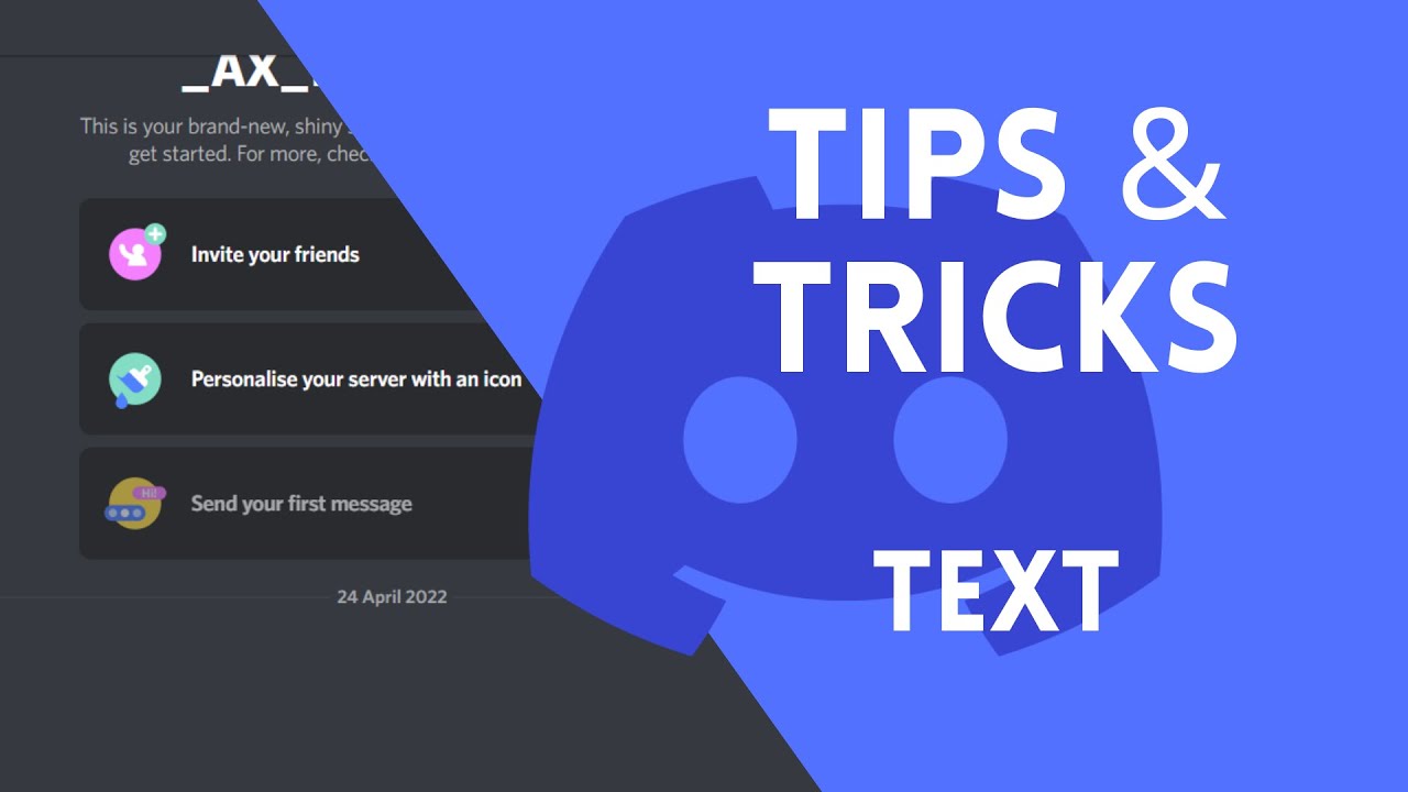 Text Tips & Tricks | Discord - YouTube