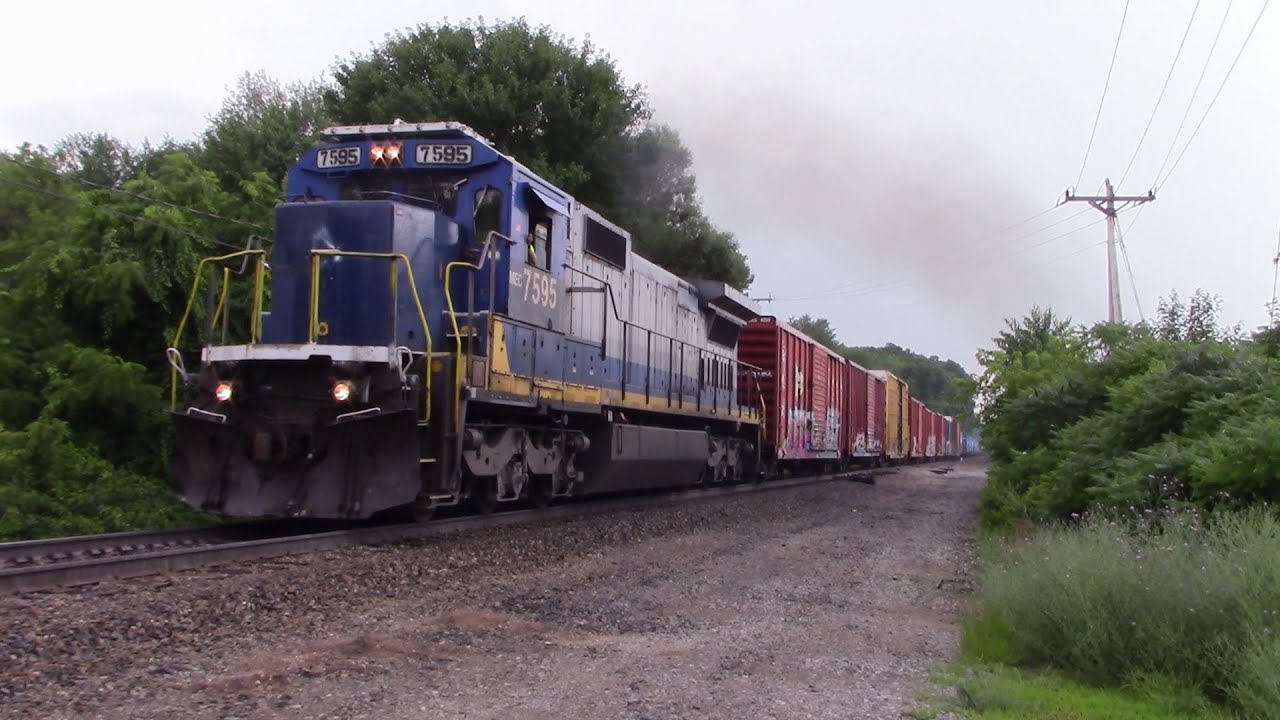 Pan Am Railways AYPO chase with MEC 7595 solo for power July 7th 2021 - YouTube