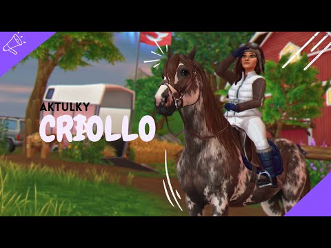 SSO CZ - AKTULKY - Nový Criollo! 🐴🛒 - YouTube