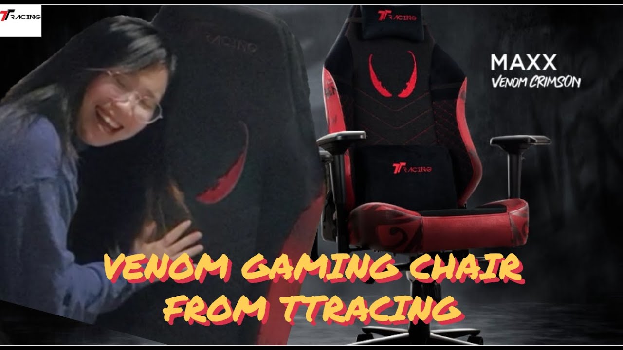 Venom gaming chair from TTRacing! Aeri's 1st gaming chair! Purchase ...