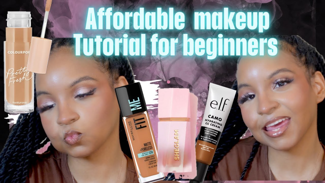 Affordable makeup tutorial for beginners| step-by-step detail makeup ...