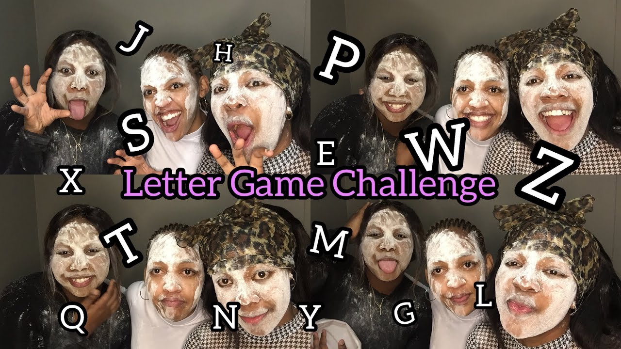 Letter Game Challenge| We are not dumb okay!😭 - YouTube