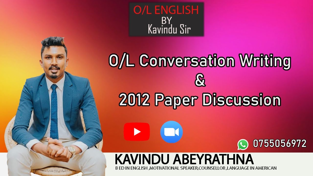 O L English Conversation Writing YouTube o-l-english-conversation-writing-youtube