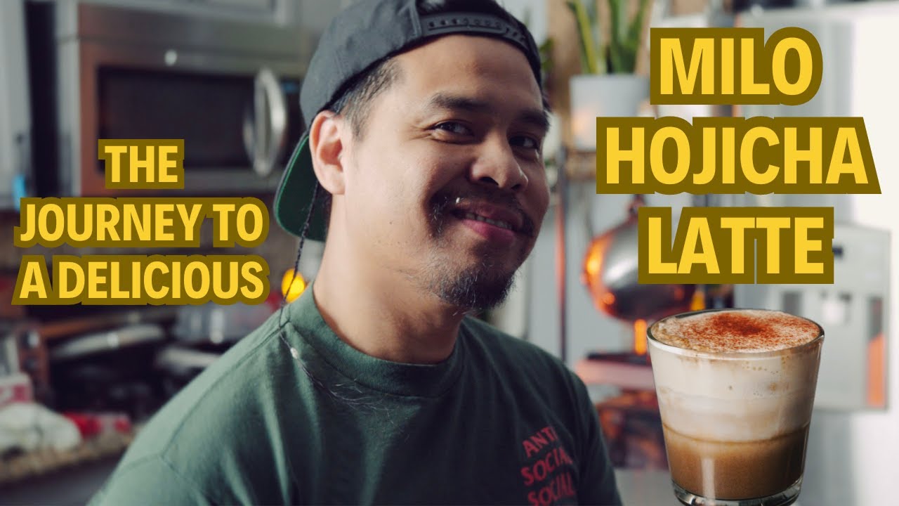 How to make hojicha latte w/ MILO 😳 - YouTube